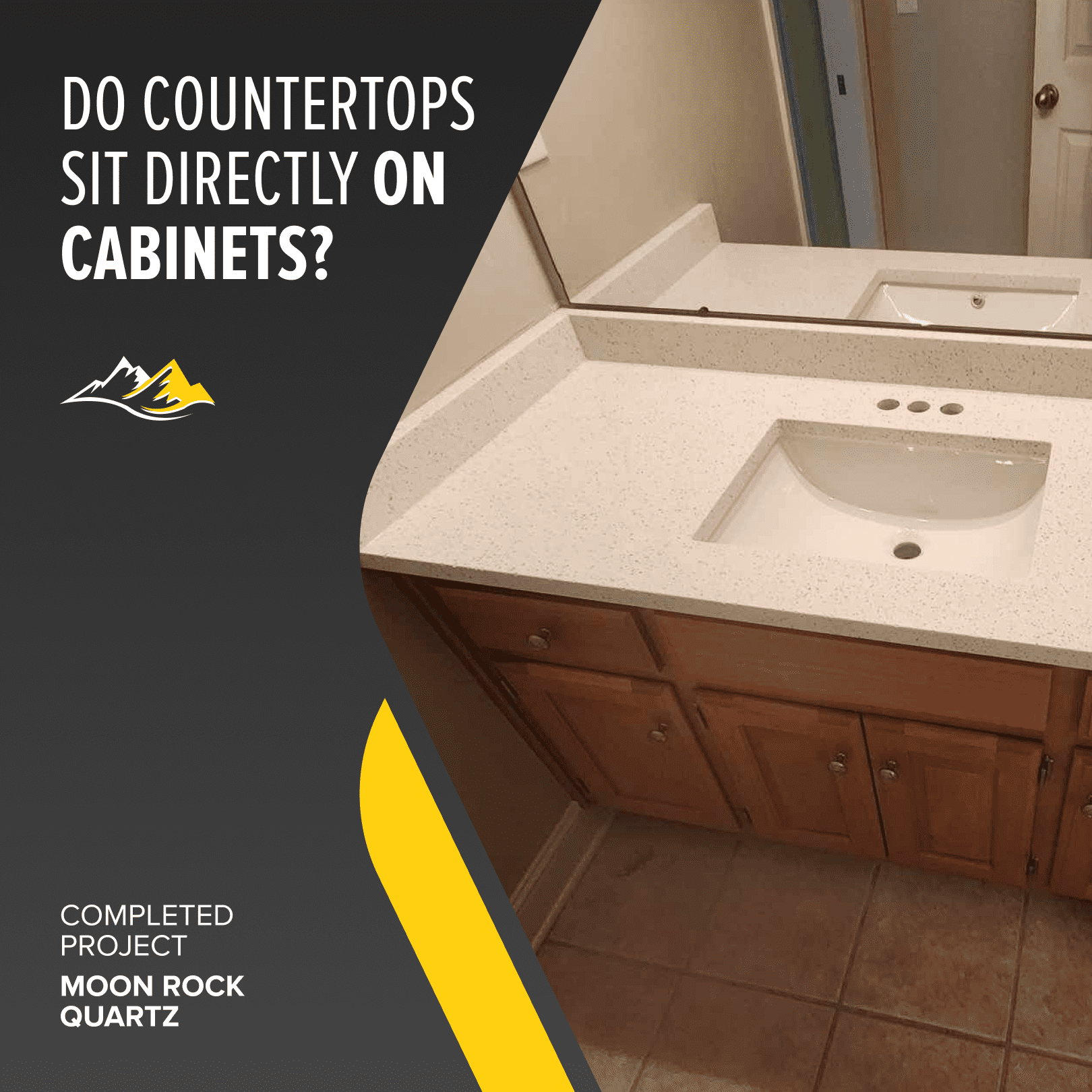 Granite Empire of Huntsville - Do countertops sit directly on cabinets ...