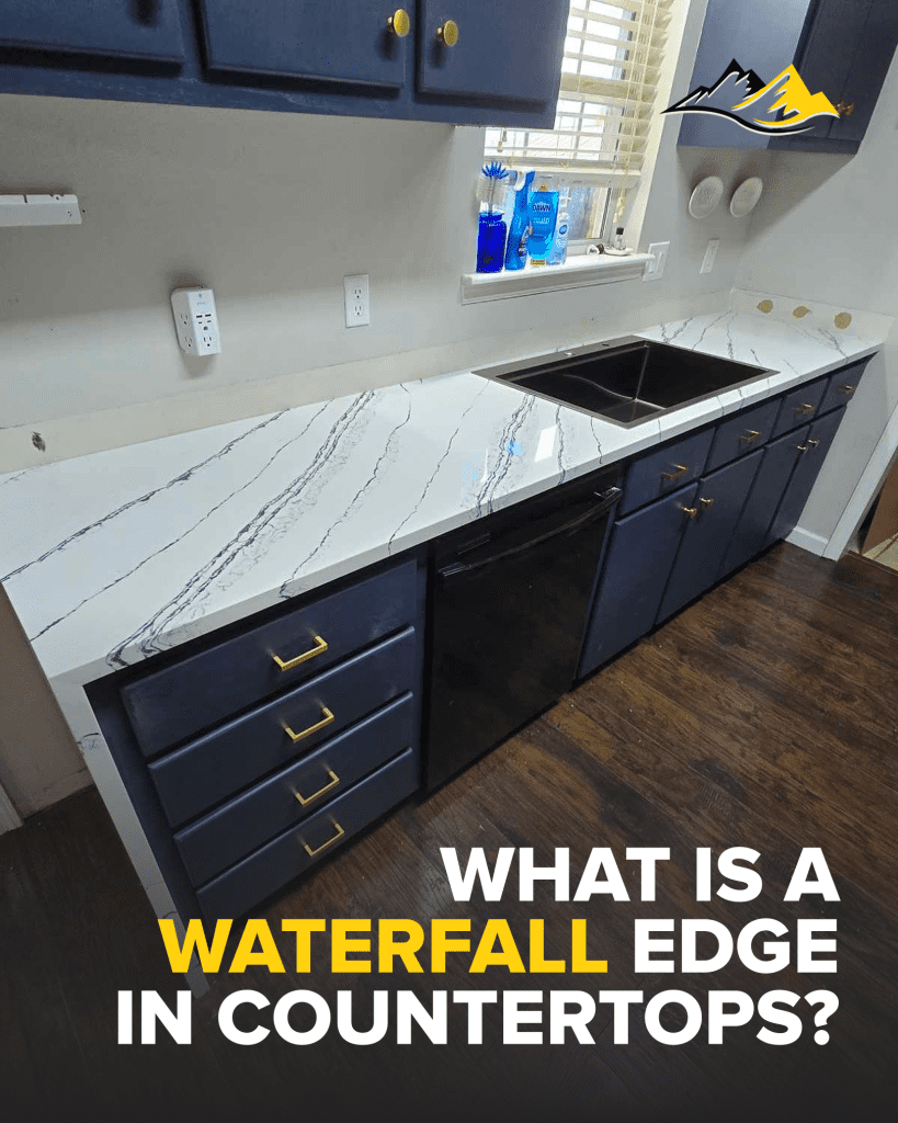 Granite Empire of Huntsville - What Is a Waterfall Edge in Kitchen ...